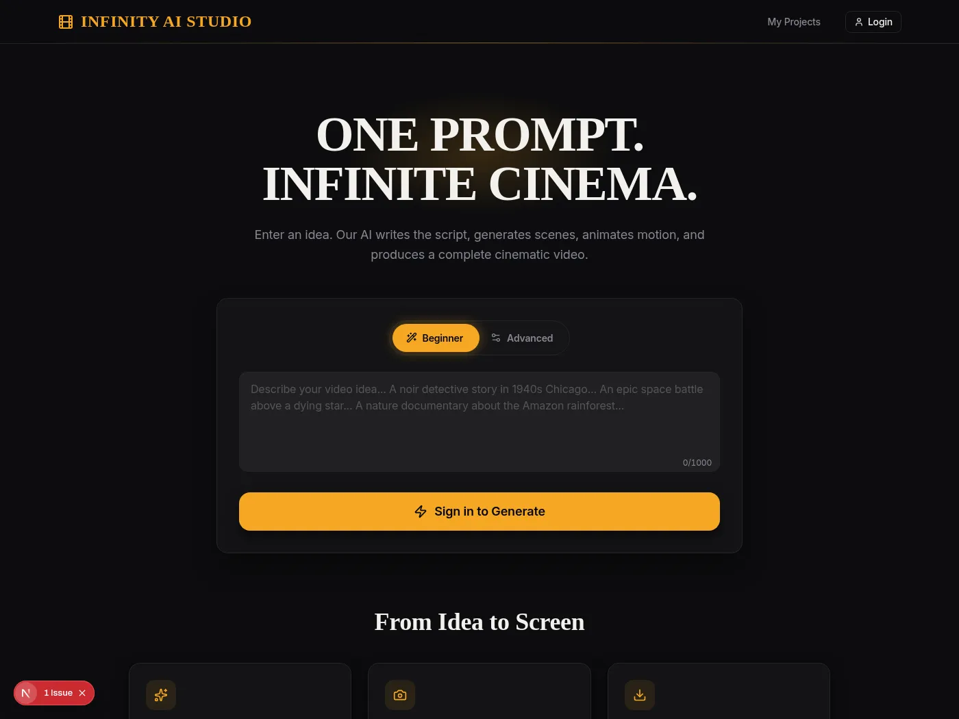 Infinity AI Studio