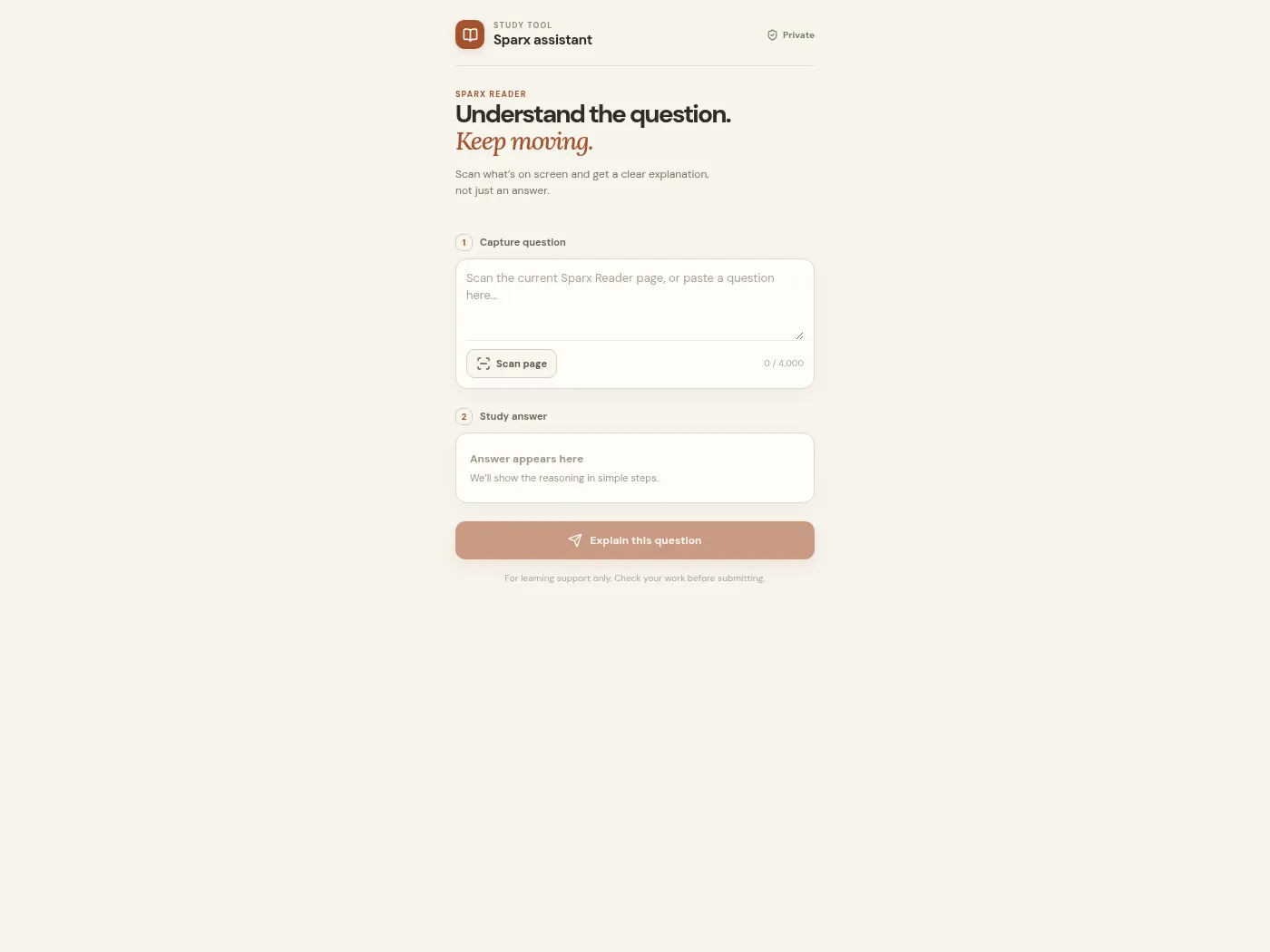 Sparx AI Study Assistant