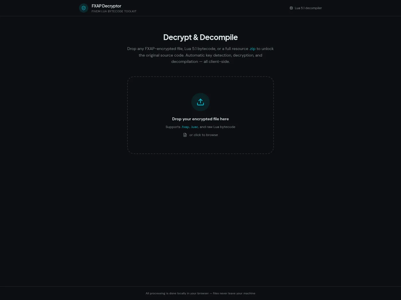 FXAP Decryptor Toolkit (Remix)