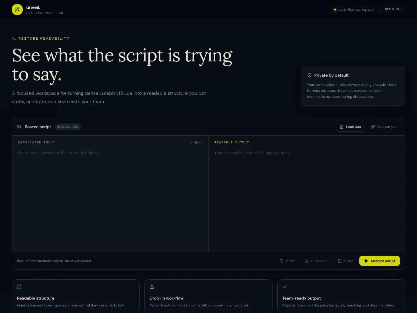 Luraph Deobfuscator Web