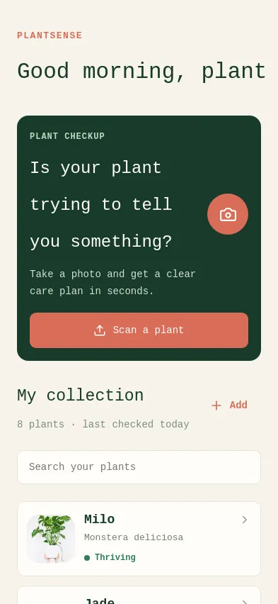 PlantSense AI Detector