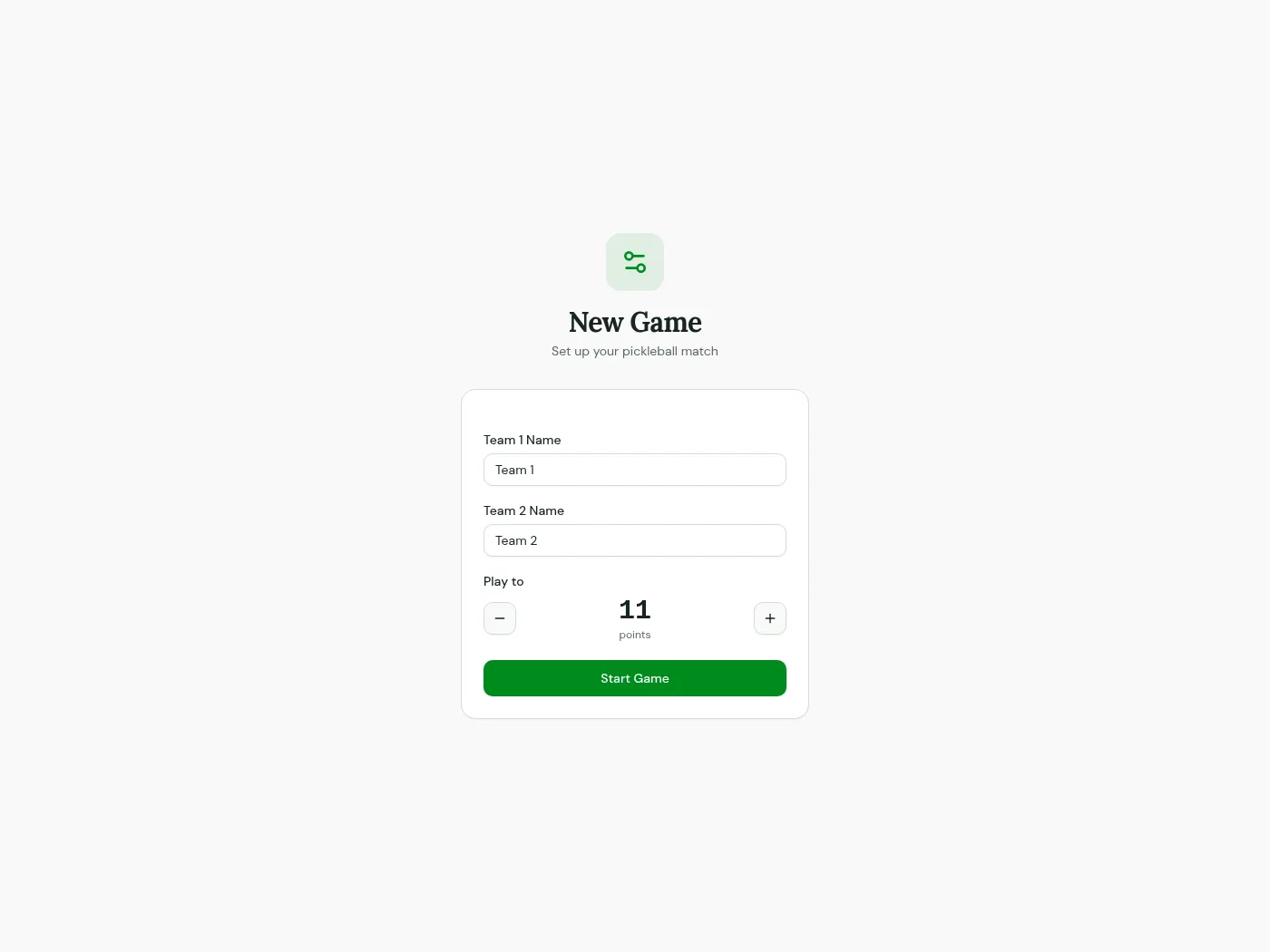 Pickleball Score Tracker