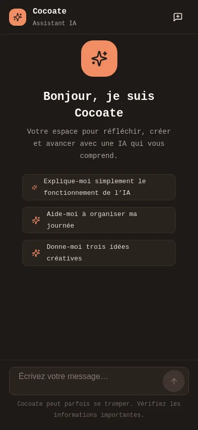 Cocoate Chatbot AI