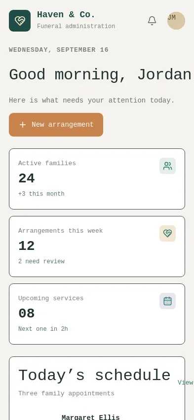 Funeral Admin Suite