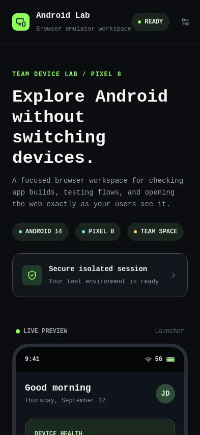 Browser Android Lab
