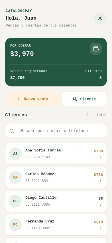 CatálogoPay Mobile