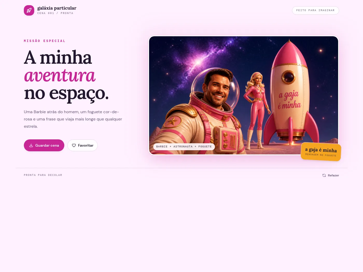 Barbie Space Scene
