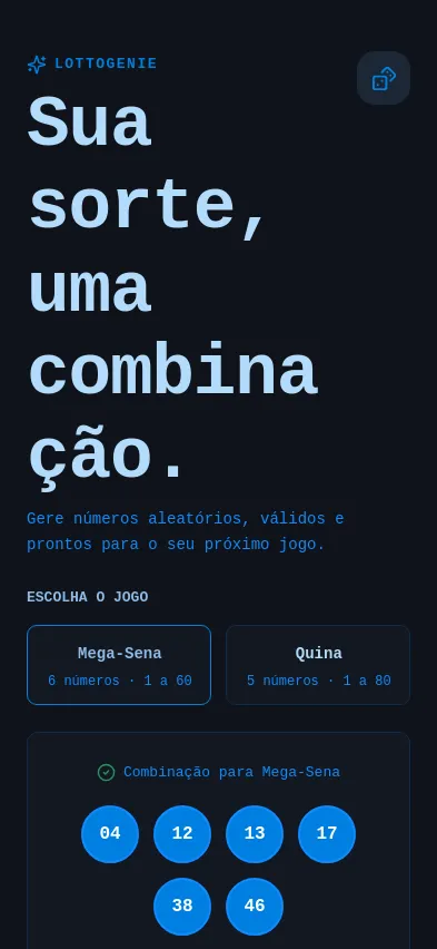 Gênio da Loteria Mobile
