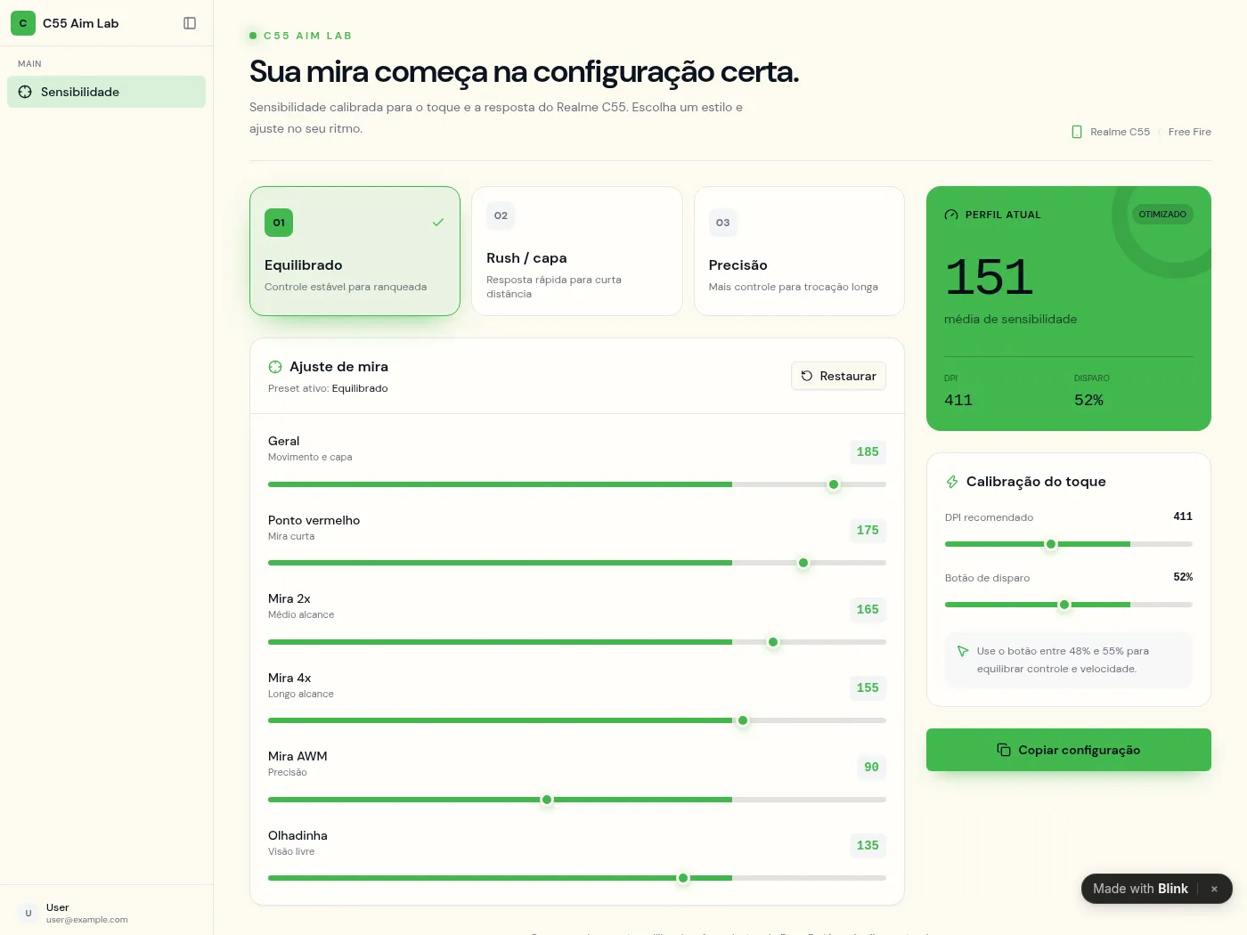 Realme C55 Dashboard