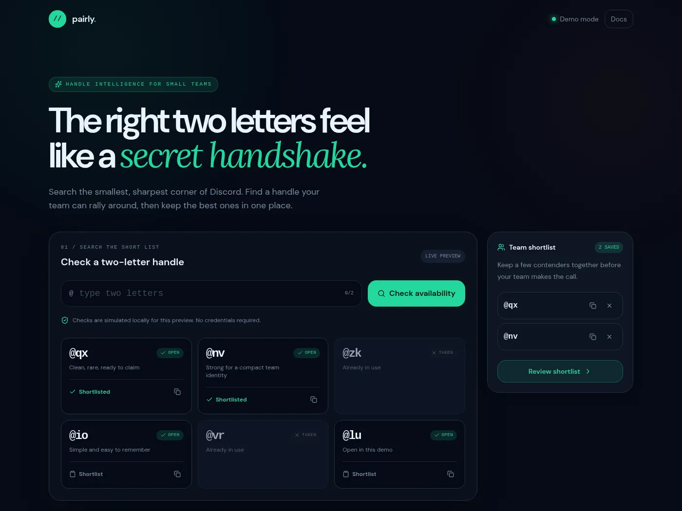Discord Handle Checker