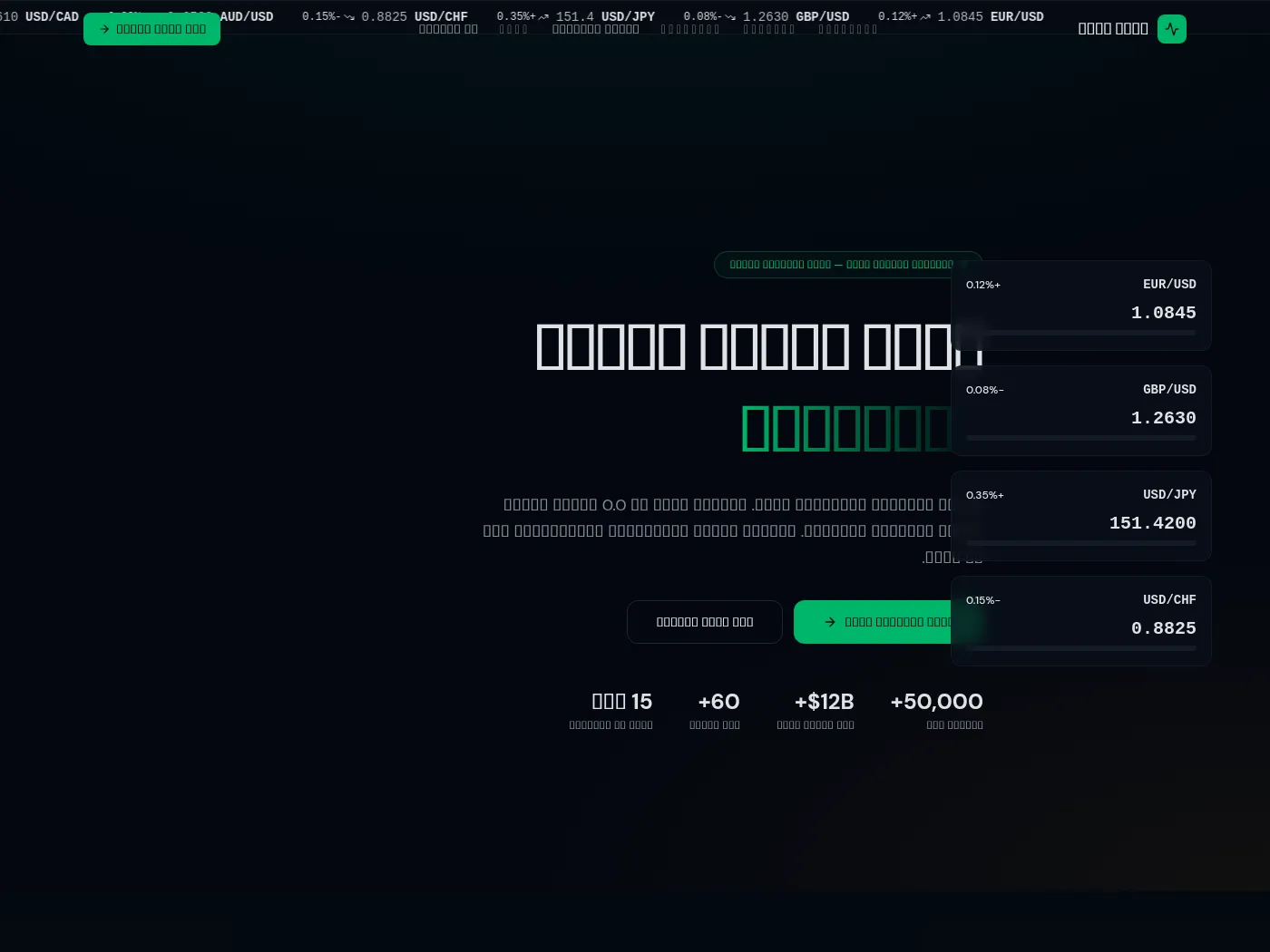 Forex Trading Platform