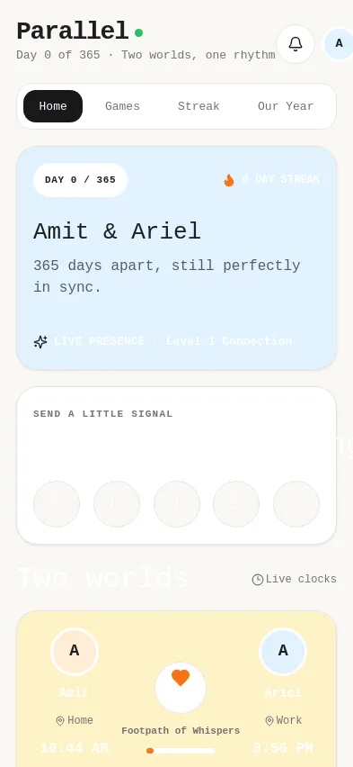 Parallel 365-Day App