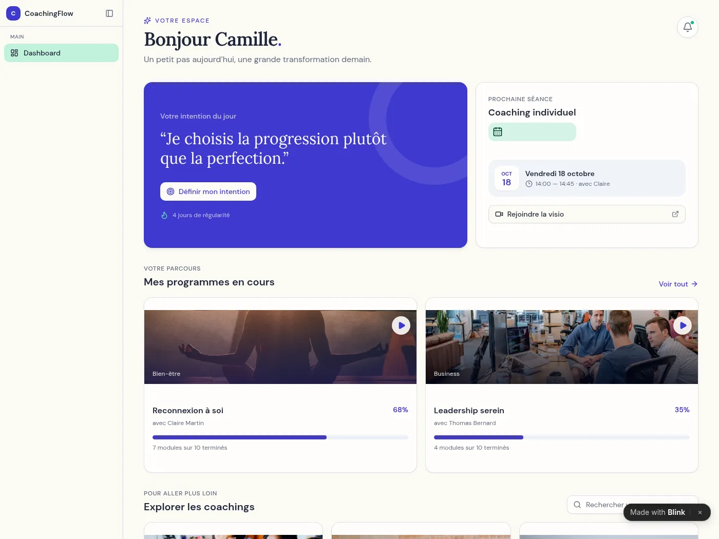 CoachingFlow Platform