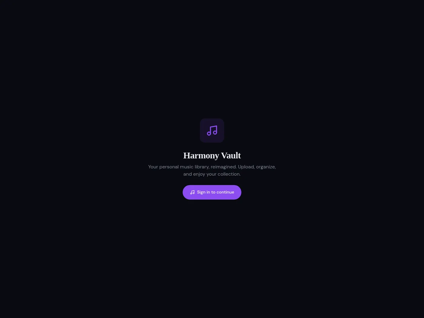 Harmony Vault