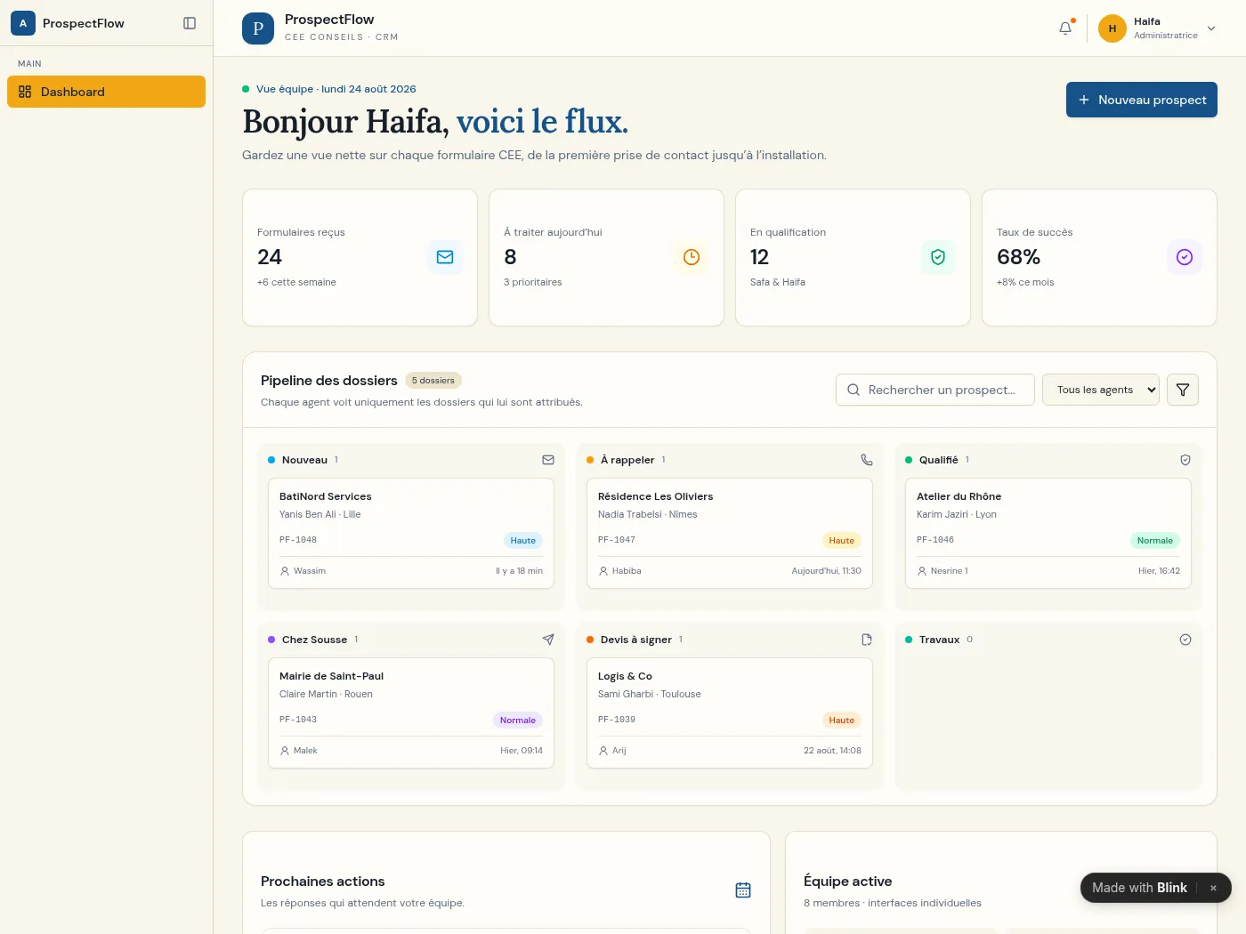 ProspectFlow Call Center CRM