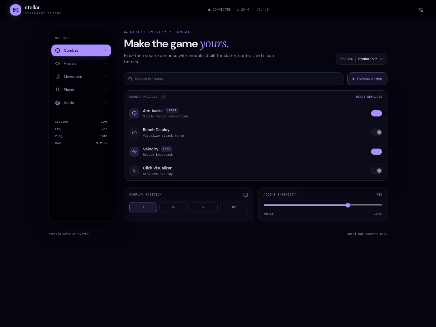 Stellar ImGui Overlay
