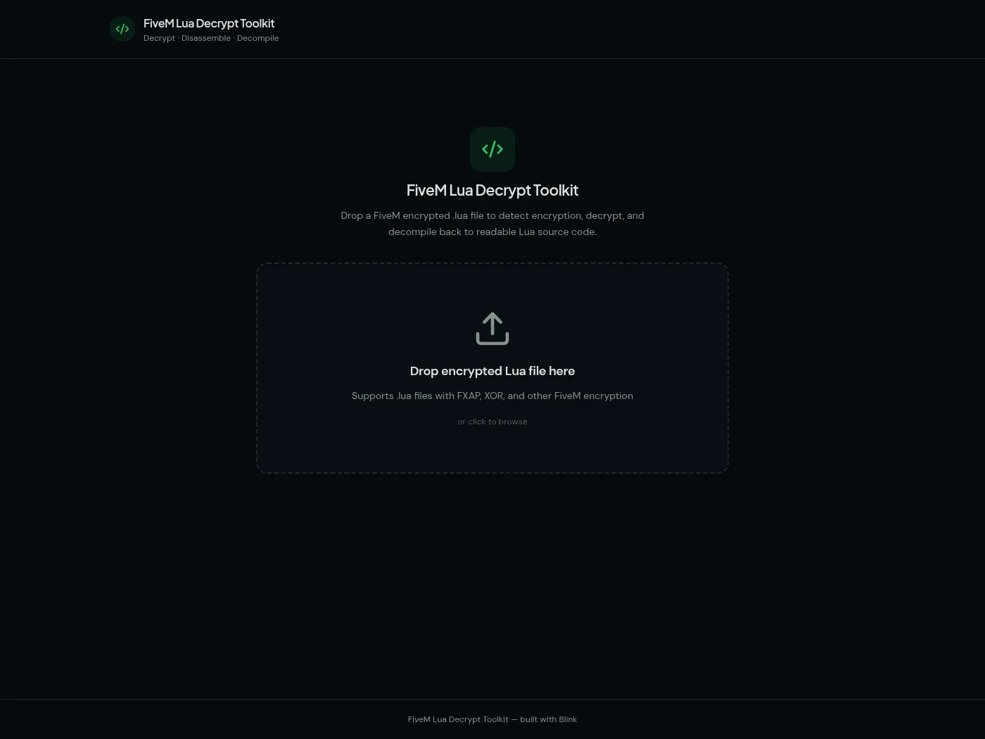 FiveM Lua Decrypt Toolkit