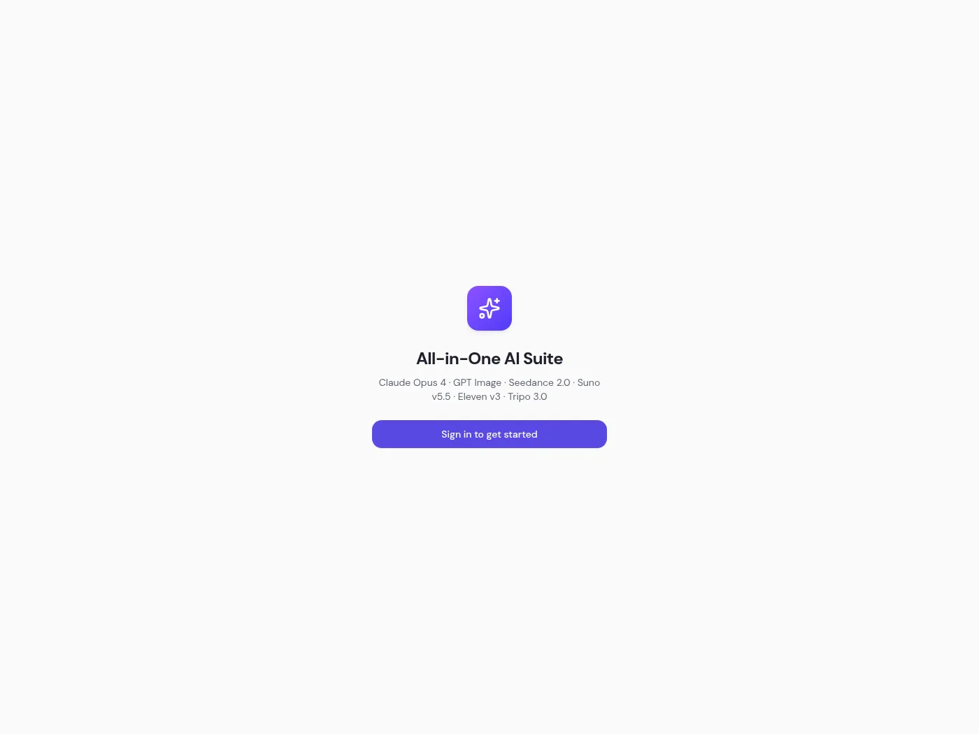 All-in-One AI Suite