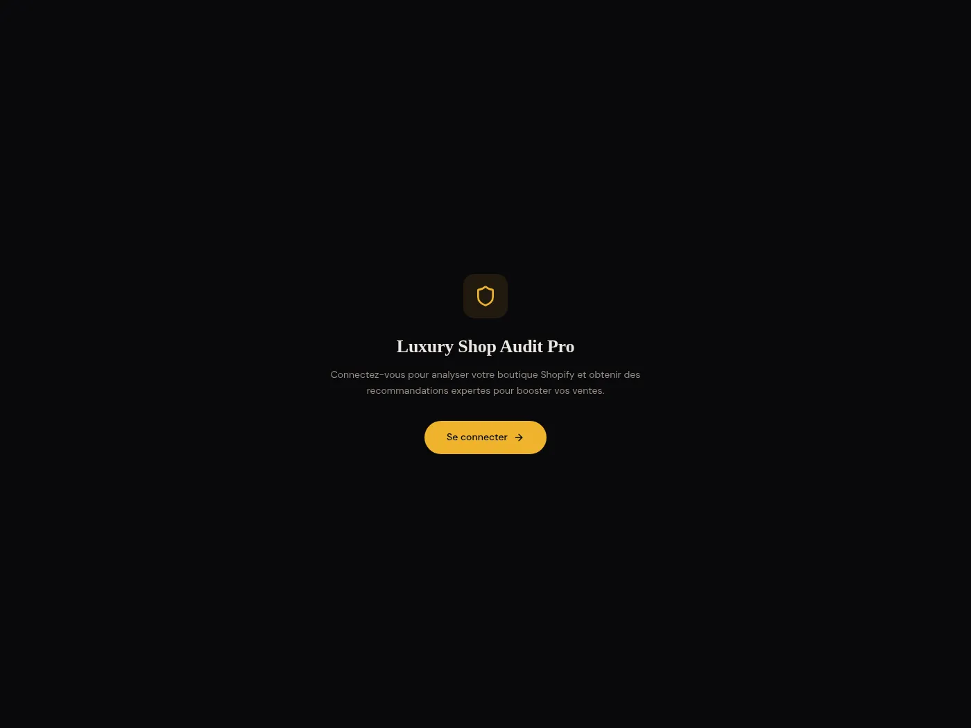 Luxury Shop Audit Pro