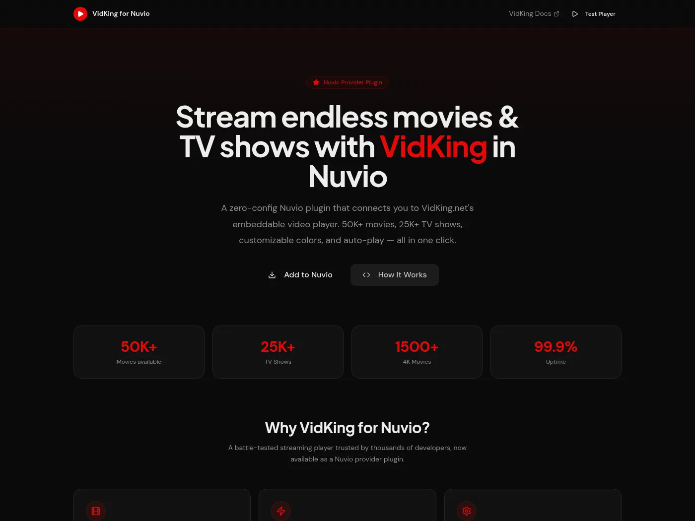 Nuvio VidKing Plugin