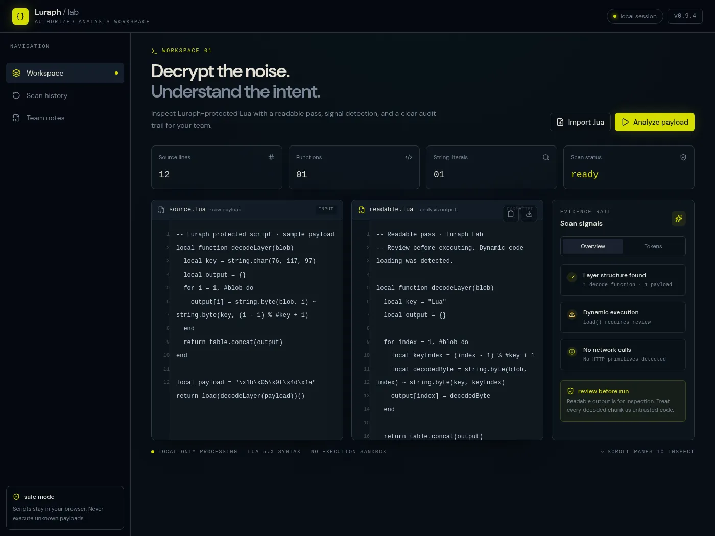 Luraph Lua Deobfuscator