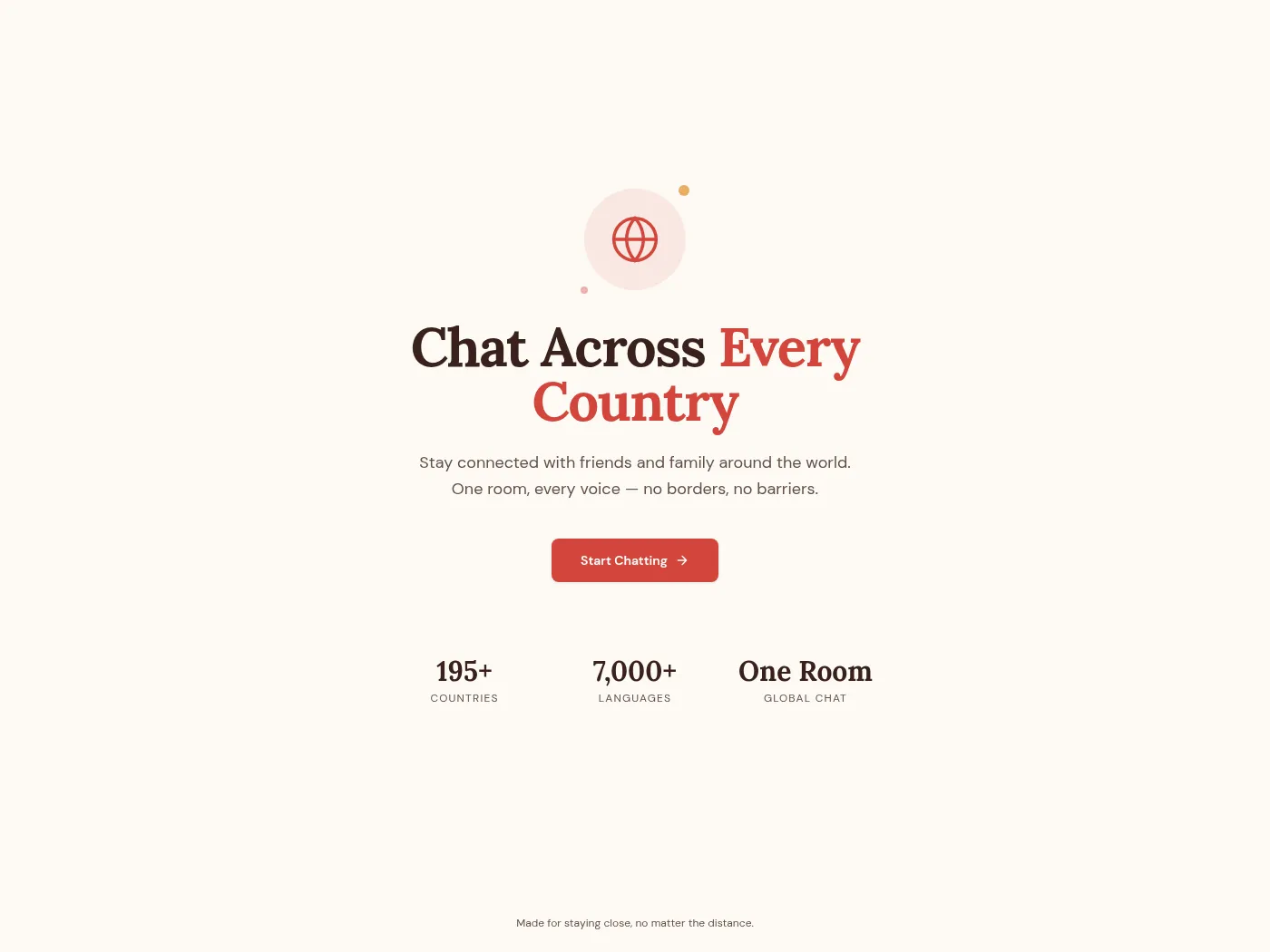 Global Friends Chat