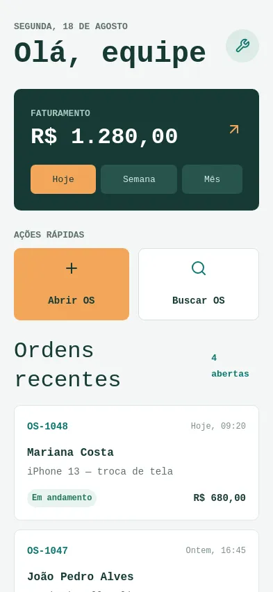Assistência Técnica Agenda