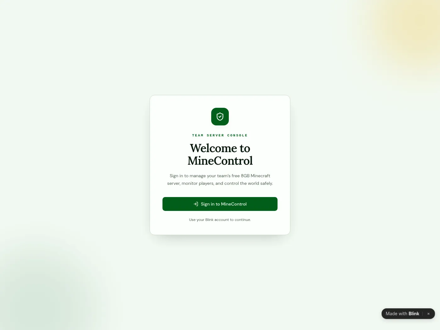 MineControl Dashboard