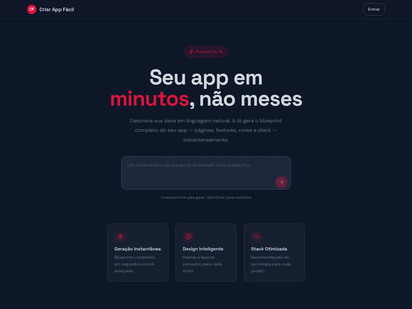 Criar App Fácil