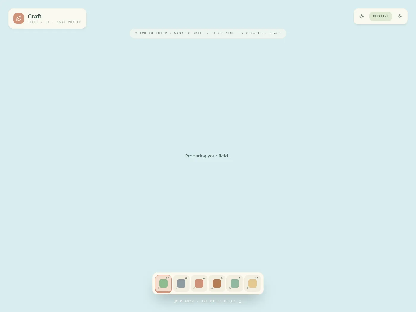 Craft Voxel Sandbox