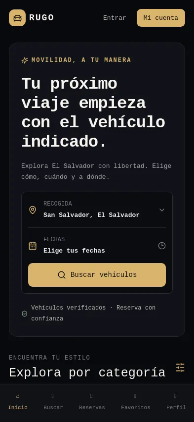 RUGO Mobility Platform