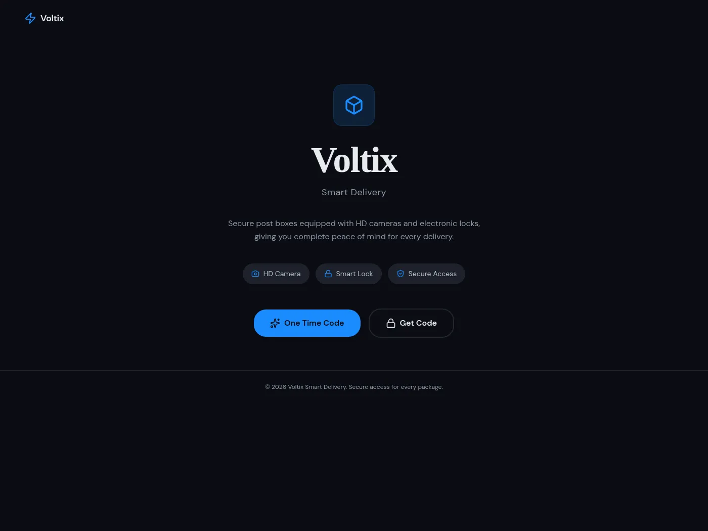 Voltix Smart Delivery