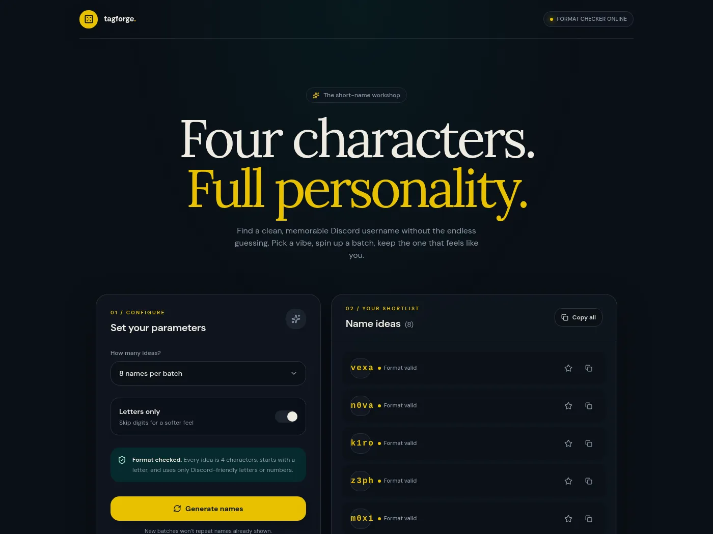 Discord Name Generator