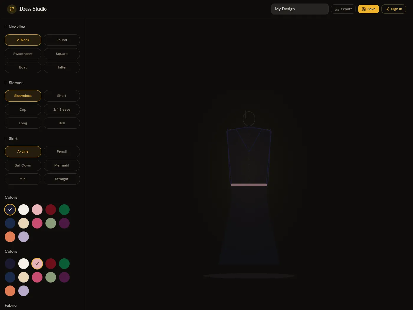 Dress Designer Studio
