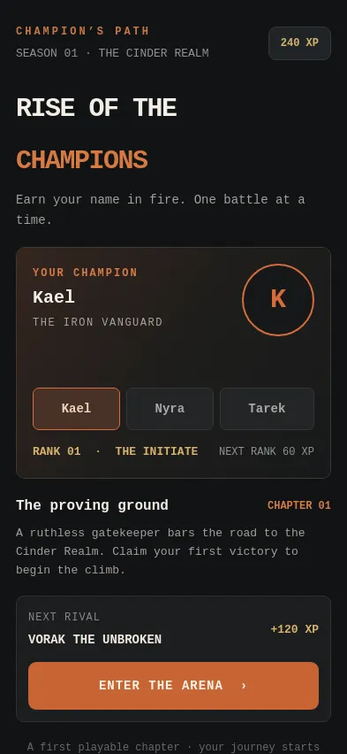 Rise of the Champions