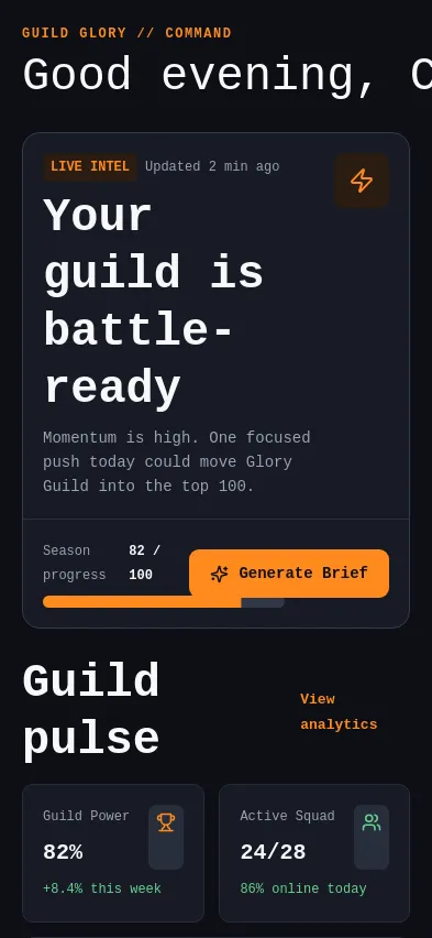 Guild Glory AI Bots