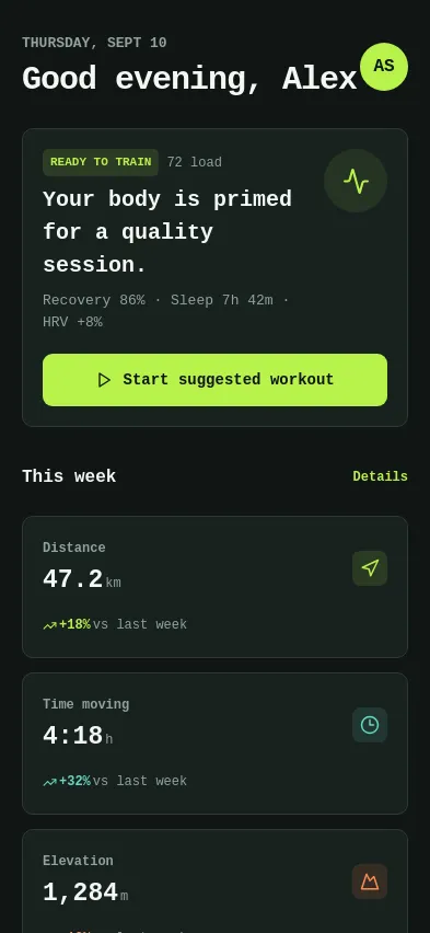FitCoach AI Outdoors