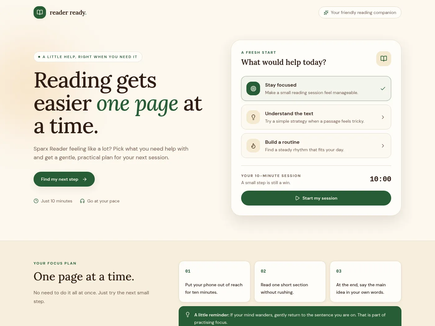 Sparx Reader Helper