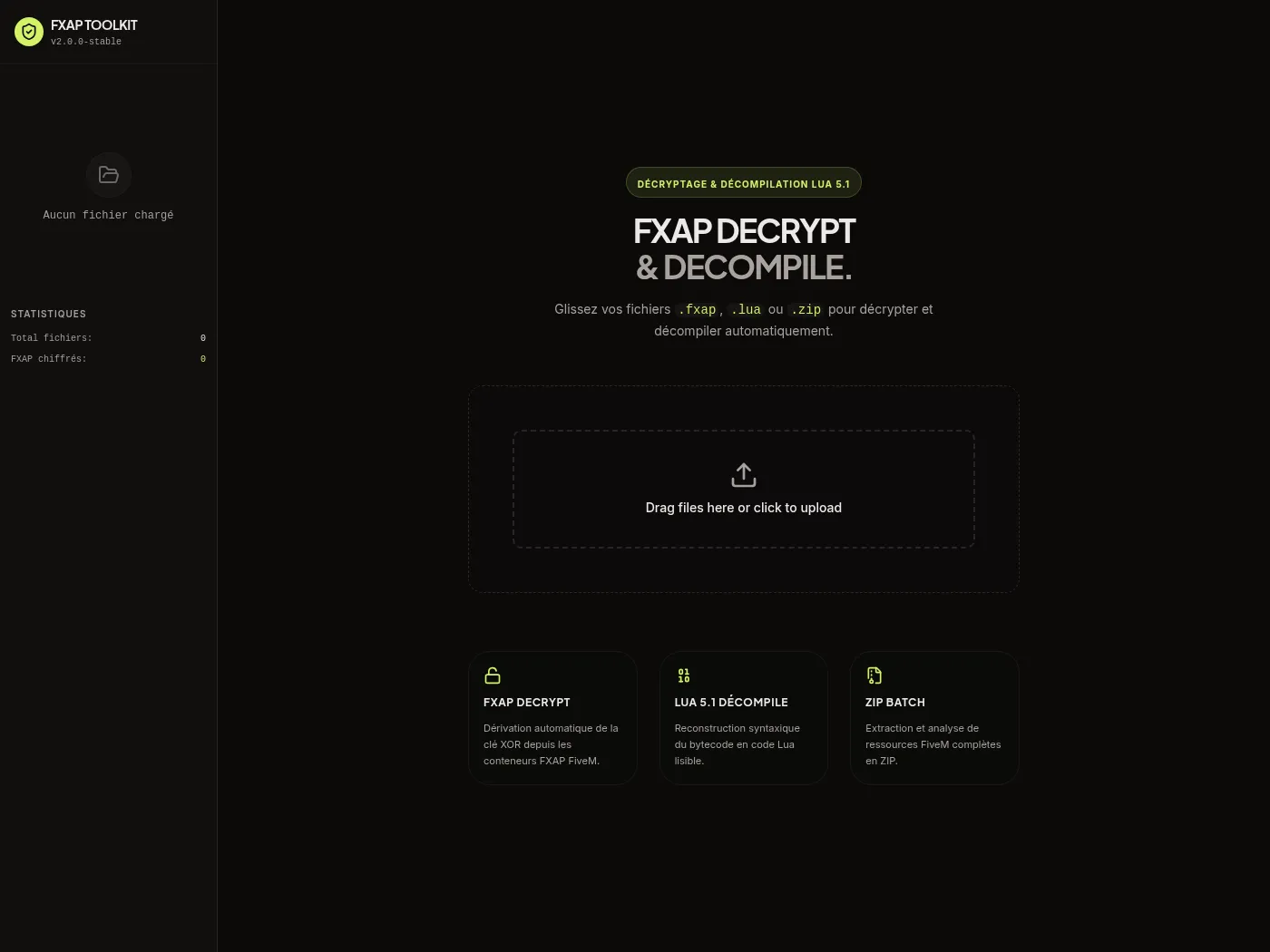 FXAP Decrypt & Decompile Toolkit (Remix)