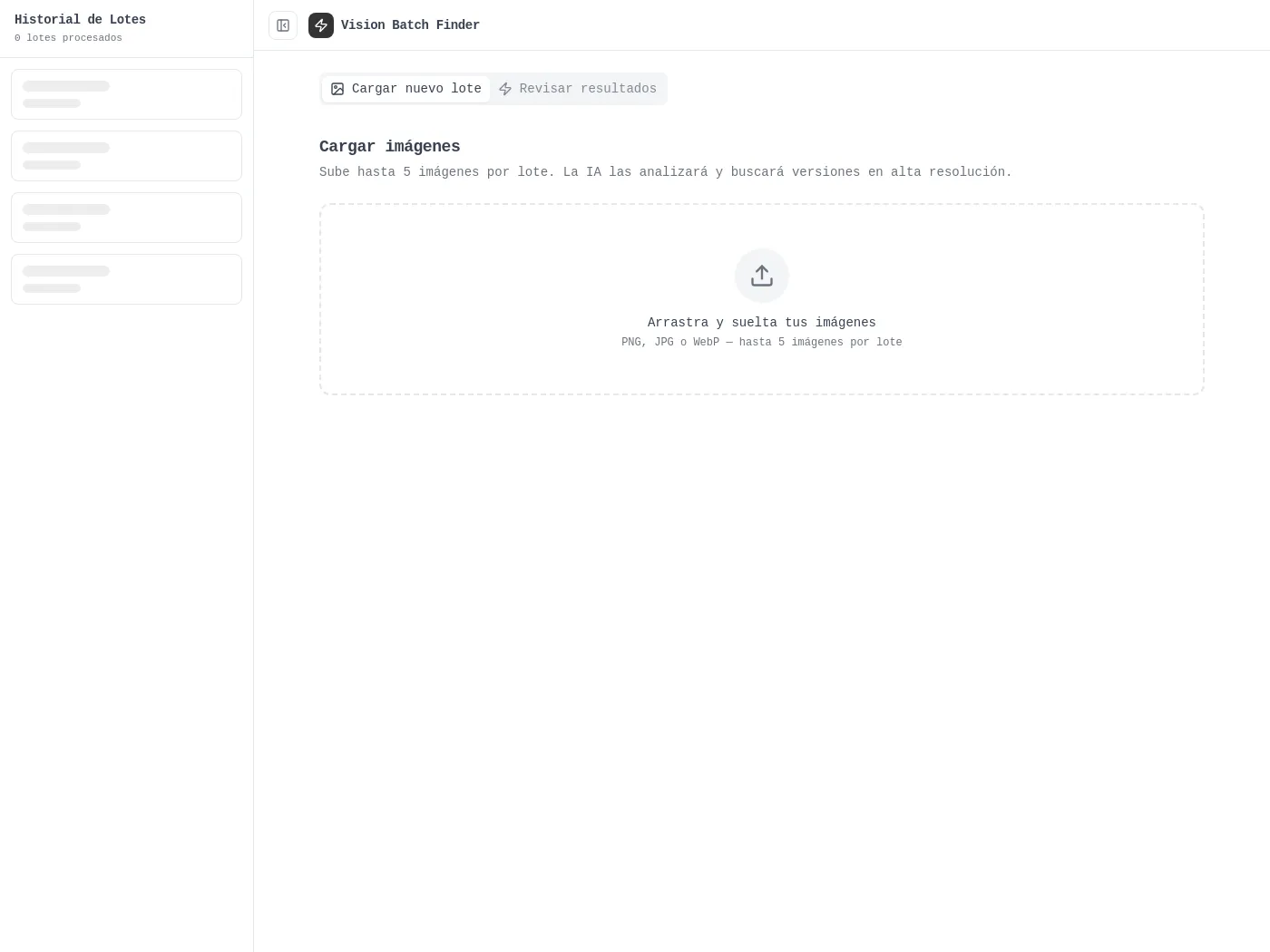Vision Batch Finder