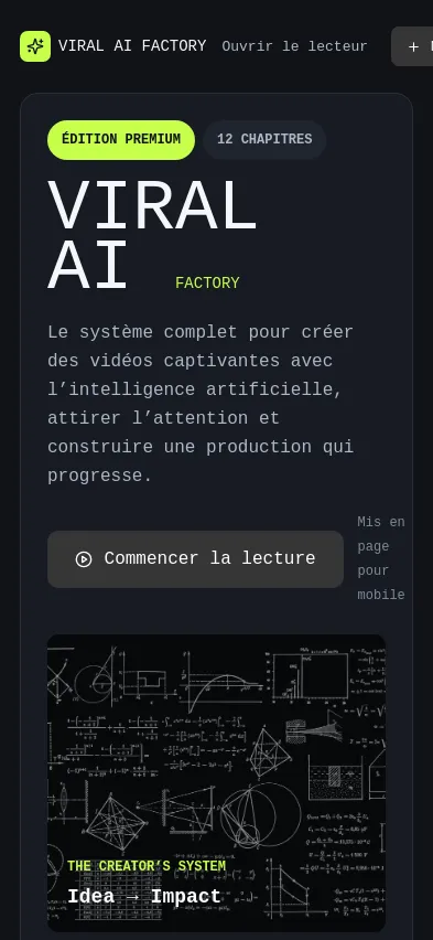 Viral AI Factory Ebook App