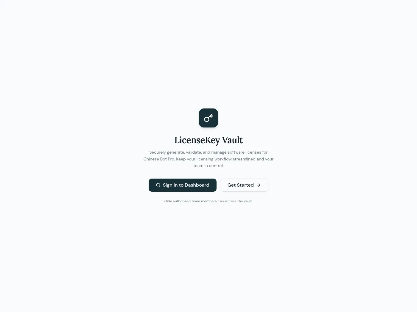 LicenseKey Vault