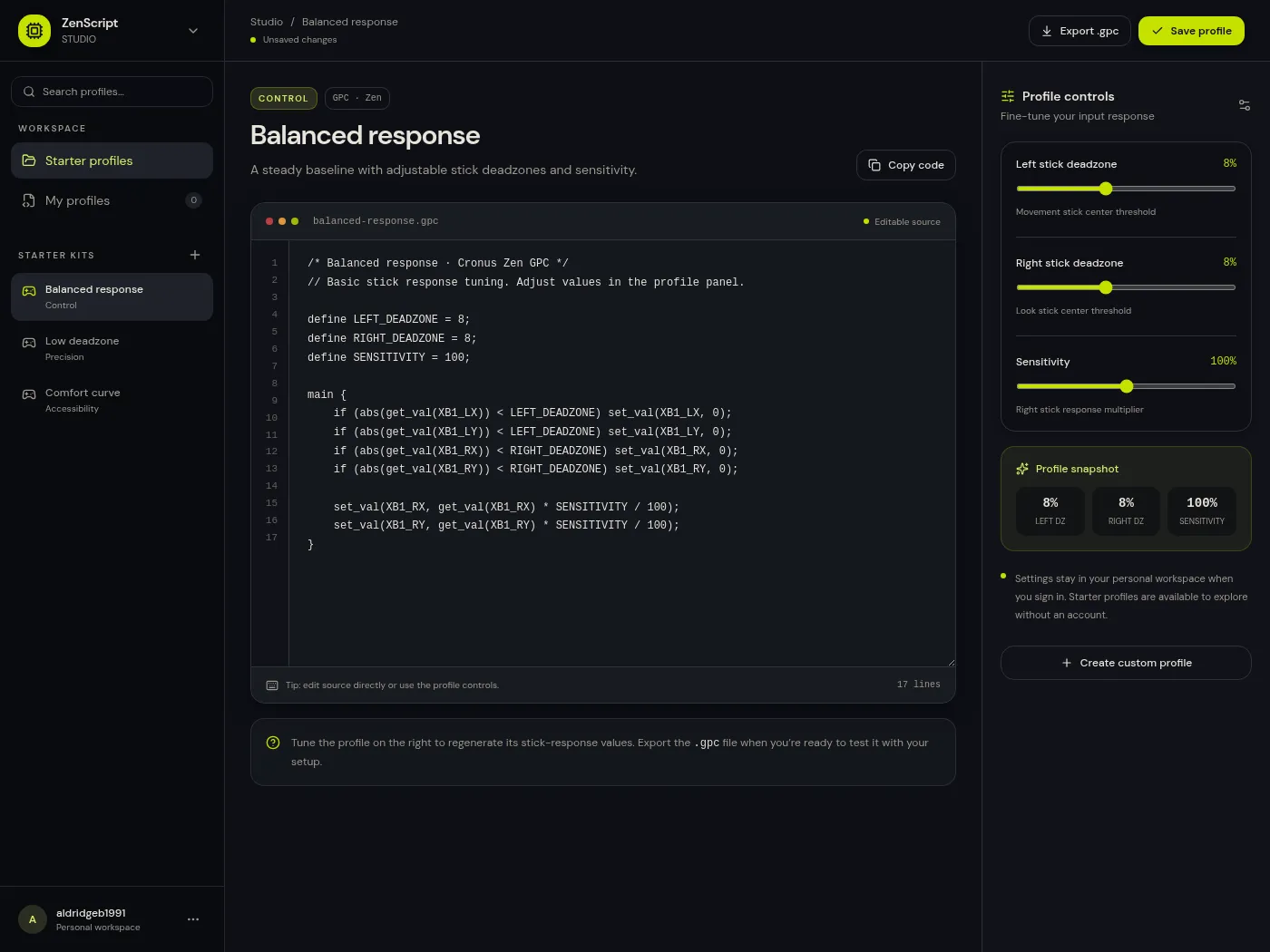 ZenScript Studio
