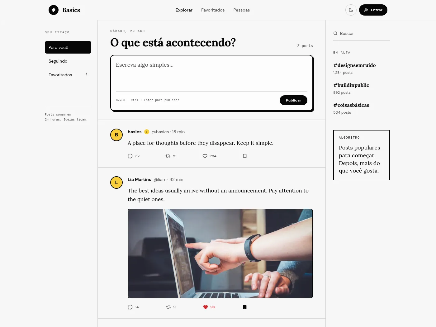 Basics Social Platform