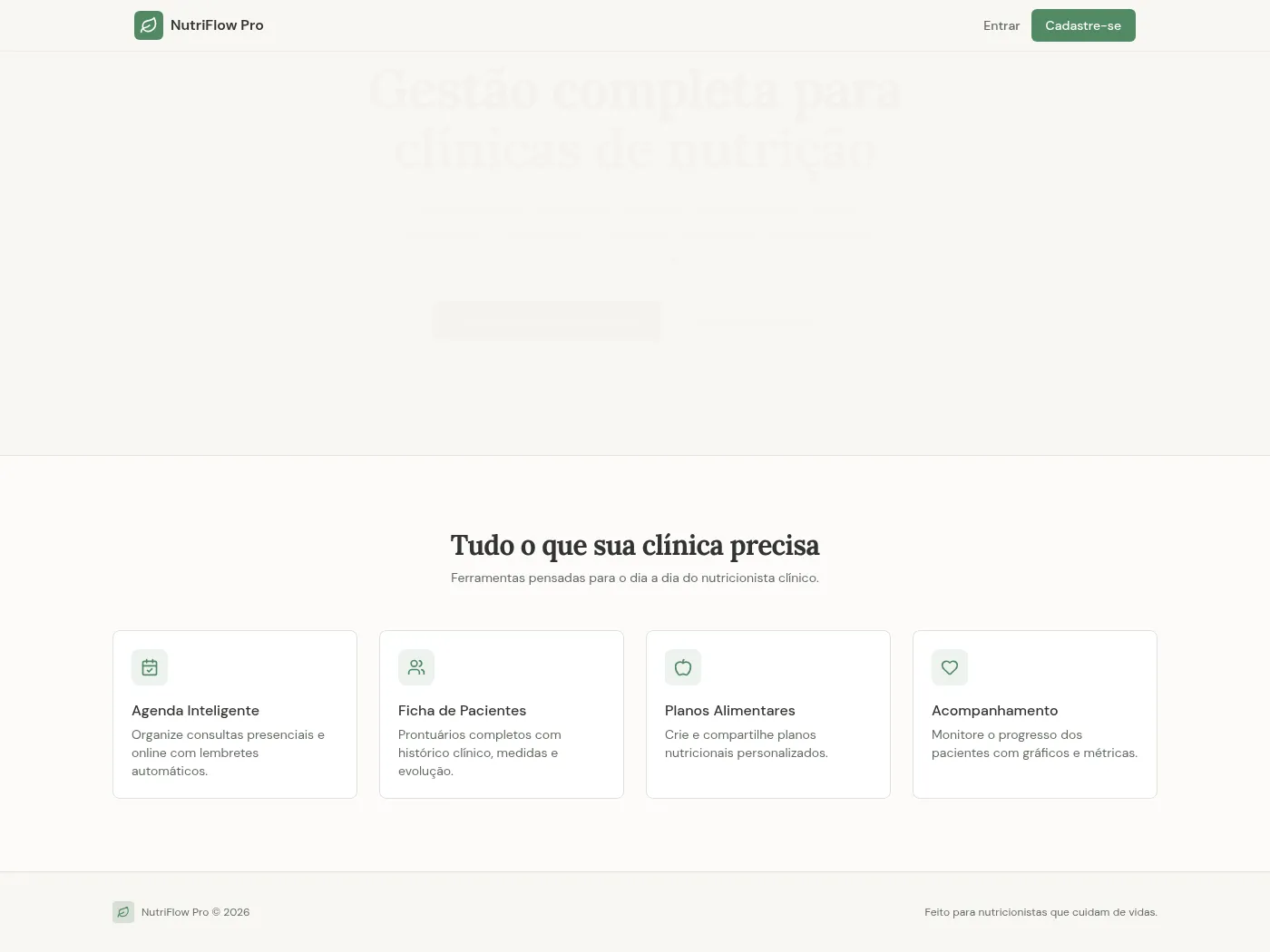 NutriFlow Pro Clinic Suite