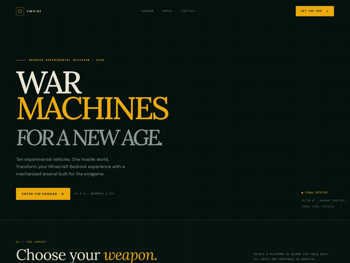 Future War Minecraft Mod