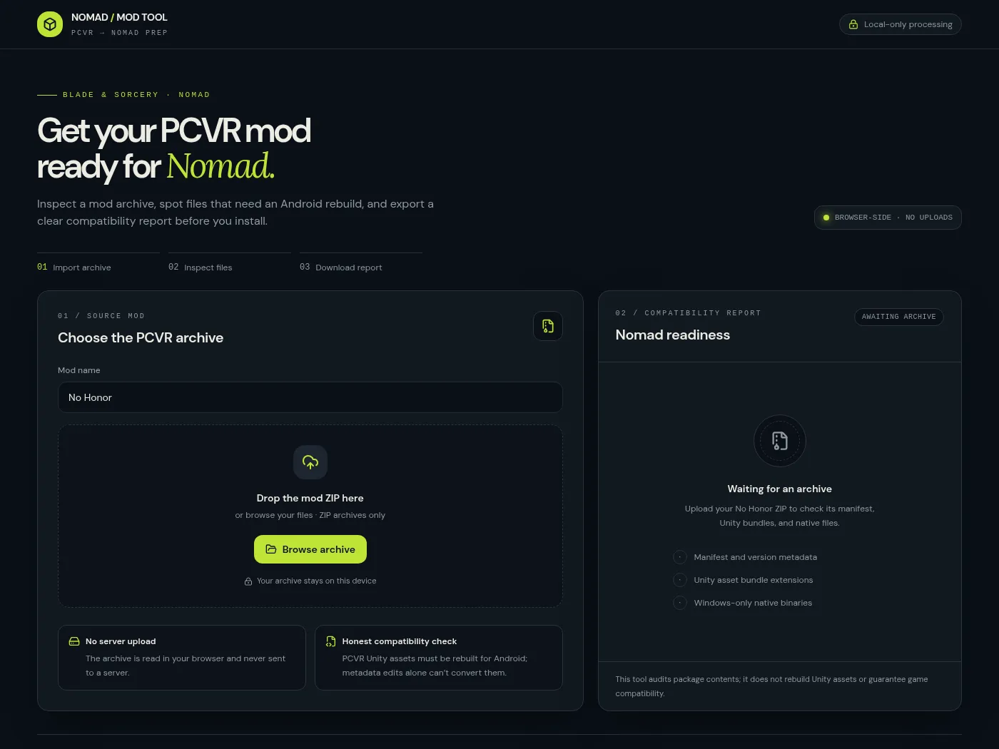 Nomad Mod Converter