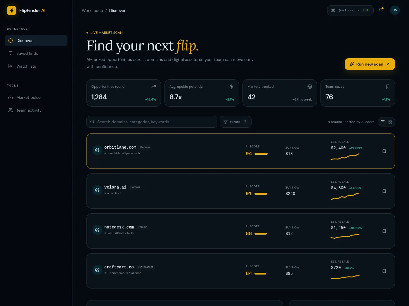 FlipFinder AI