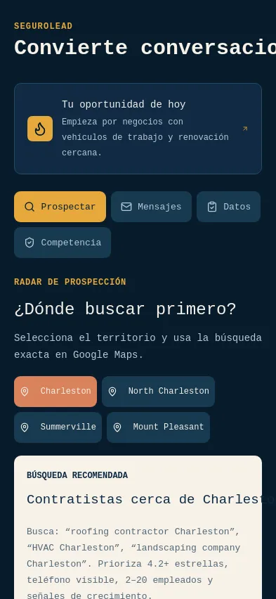 SeguroLead Mobile CRM