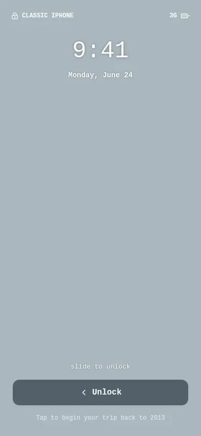 Classic iOS Simulator